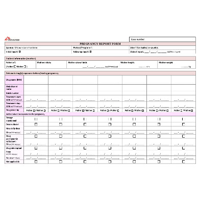 FREE 7+ Proof of Pregnancy Forms in PDF