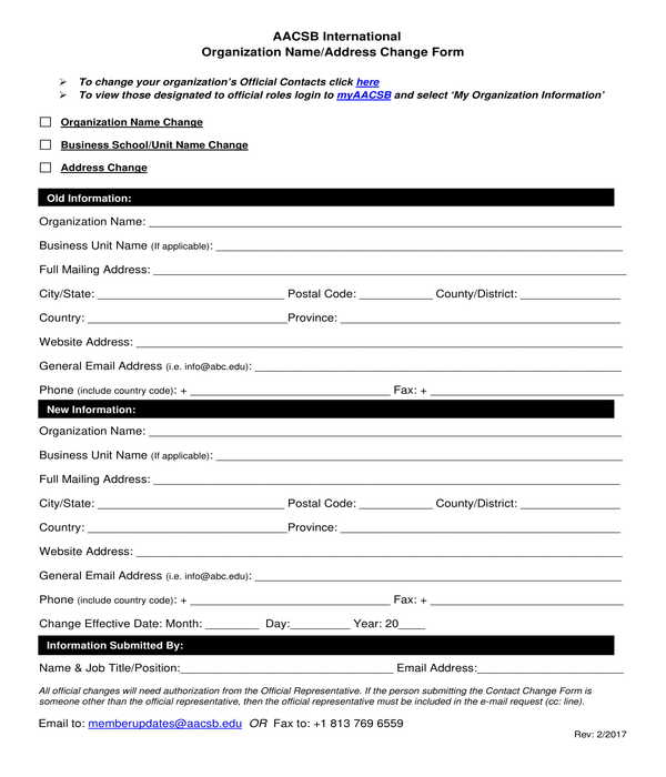 FREE 18+ Name Change Forms in PDF | MS Word