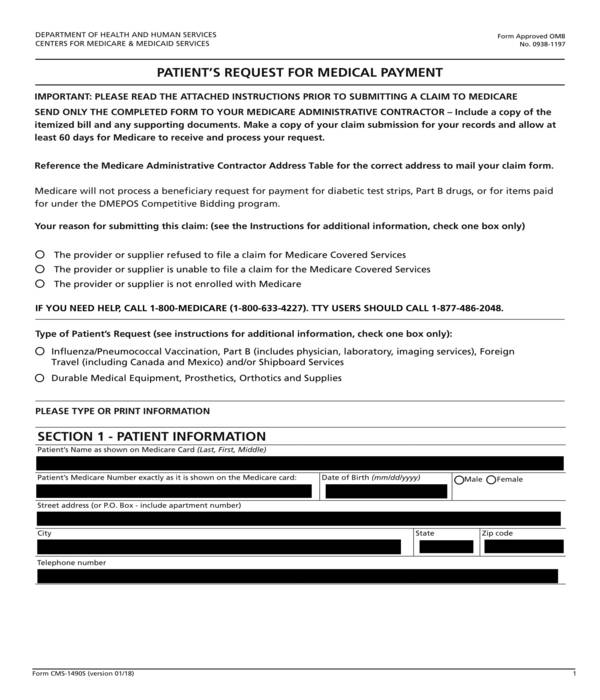 FREE 10+ Medical Request Forms in PDF | MS Word