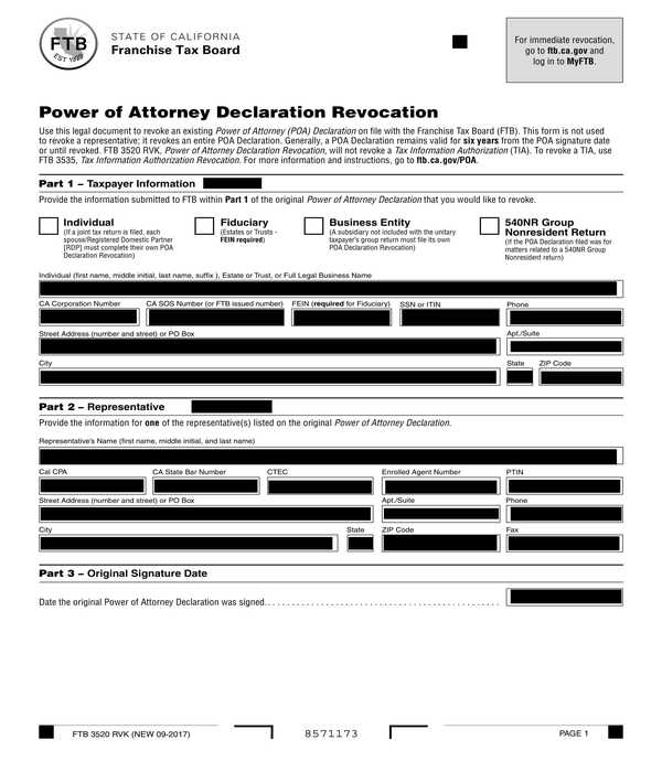 FREE 7+ Revocation of Power of Attorney Forms in PDF | MS Word