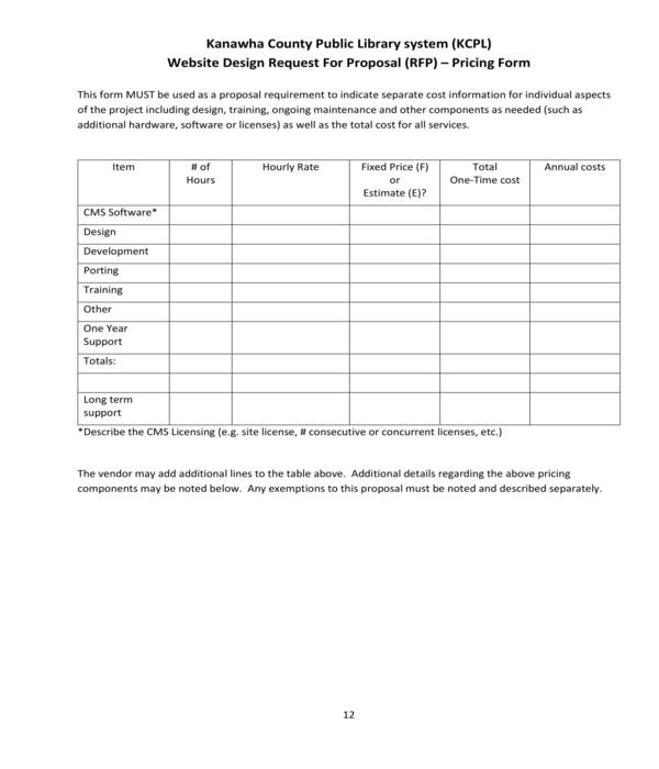 FREE 6+ Website Design Request Forms in PDF