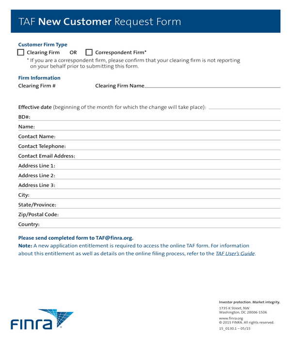 FREE 13+ Customer Request Forms in PDF | MS Word | Excel