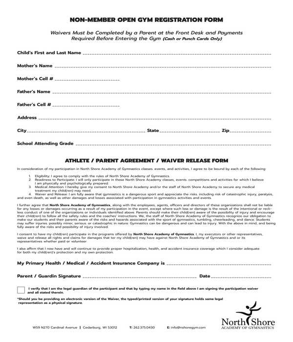 FREE 10+ Gym Registration Form Samples, PDF, MS Word, Google Docs