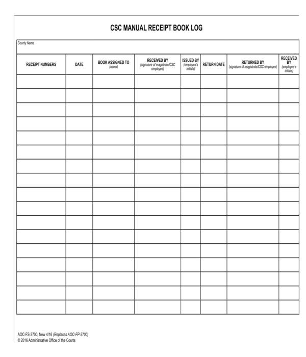 FREE 9+ Receipt Book Form Samples, PDF, MS Word, Google Docs