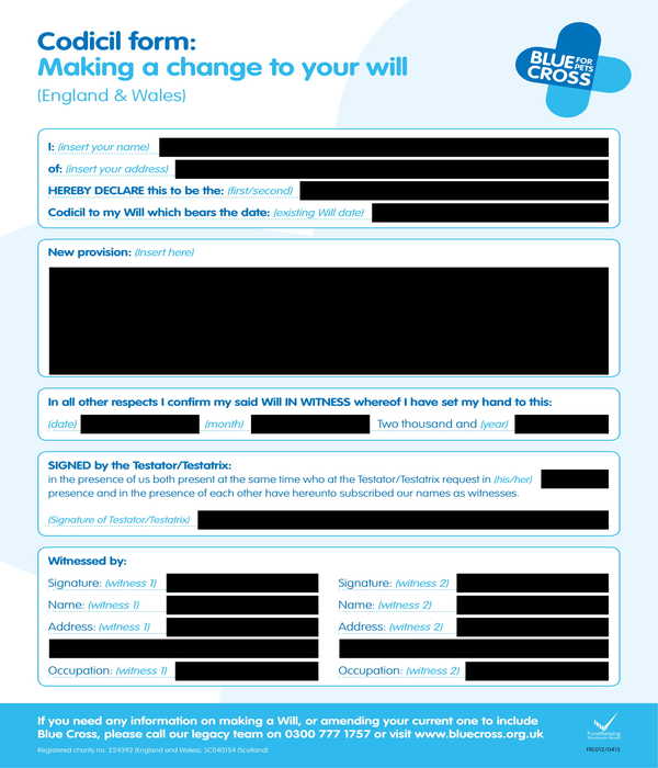 FREE 8+ Codicil to Will Forms in PDF | MS Word