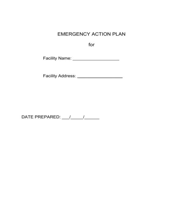 FREE 7+ Emergency Action Plan Forms in PDF | MS Word | Excel