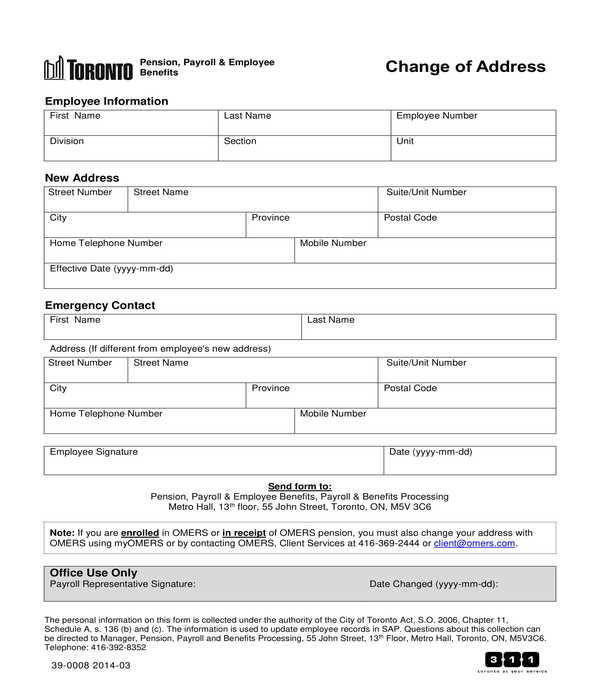 FREE 5+ Employee Payroll Change Forms in PDF | MS Word