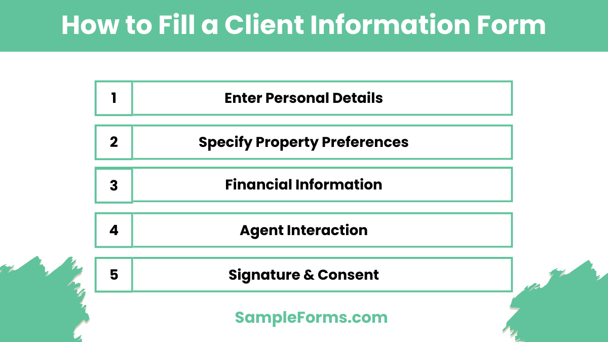 FREE 10+ Real Estate Client Information Form Samples, PDF, MS Word ...