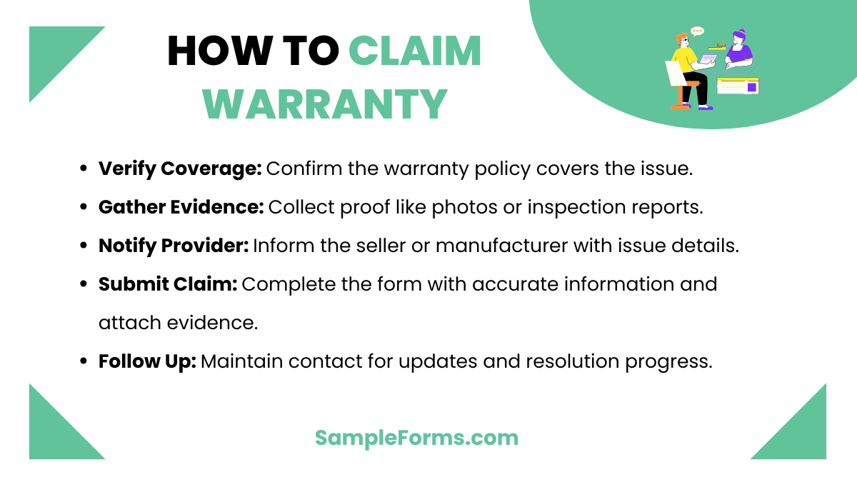 FREE 13+ Warranty Claim Form Samples, PDF, MS Word, Google Docs, Excel