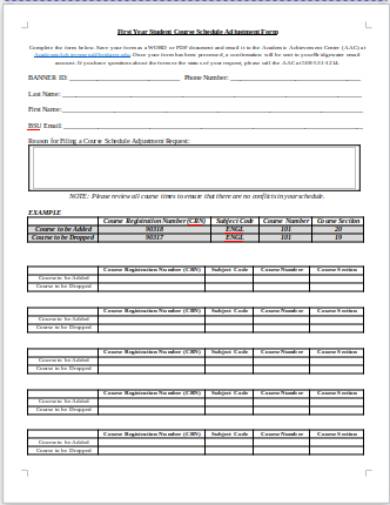 FREE 14+ Schedule Adjustment Forms in PDF | MS Word