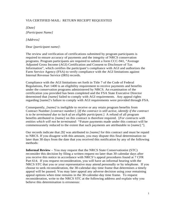 FREE 10+ Debt Letter Samples, PDF, MS Word, Google Docs