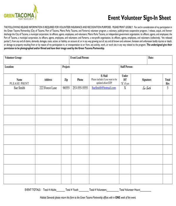 FREE 9+ Volunteer Sign On - Sign Off Sheet Forms in PDF | MS Word