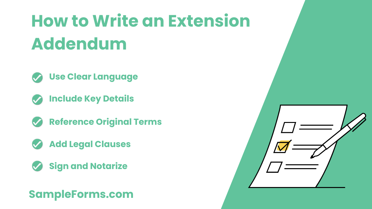 FREE 8+ Lease Extension Addendum Form Samples, PDF, MS Word, Google Docs
