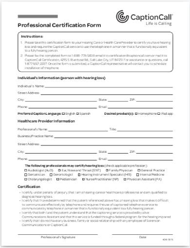 FREE 9+ Certification Request Forms in PDF | MS Word