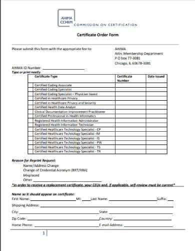 FREE 9+ Certification Request Forms in PDF | MS Word