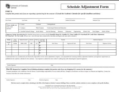 FREE 14+ Schedule Adjustment Forms in PDF | MS Word
