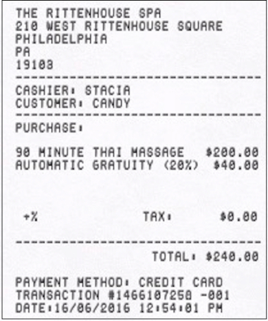 FREE 9+ Spa Receipt Forms in PDF