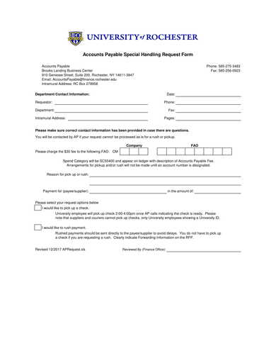 FREE 8+ Handling Request Forms in PDF | MS Word