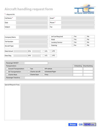 FREE 8+ Handling Request Forms in PDF | MS Word