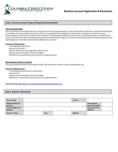 FREE 6+ Business Resolution Forms in PDF