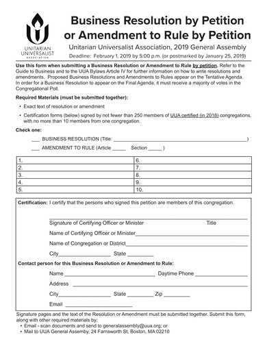 FREE 6+ Business Resolution Forms in PDF