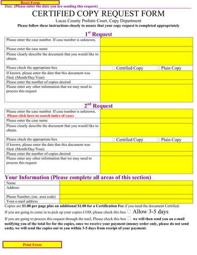 FREE 10+ Copy Request Forms in PDF | MS Word