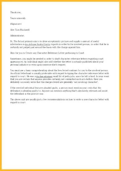  30 Friend Good Moral Character Friend Personal Reference Letter Sample