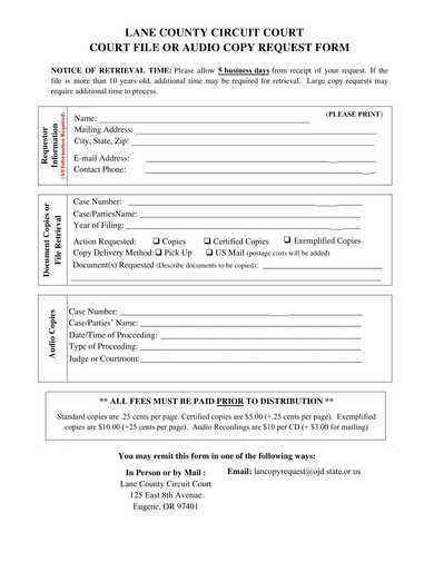 FREE 10+ Copy Request Forms in PDF | MS Word