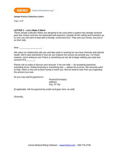 FREE 9+ Debt Collection Letter Samples, PDF, MS Word, Google Docs