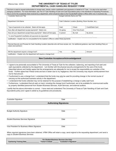 FREE 8+ Handling Request Forms in PDF | MS Word