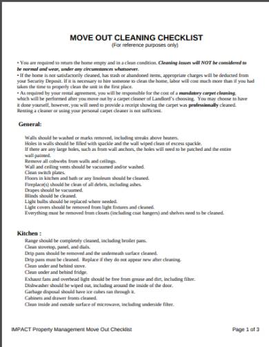 FREE 8+ Tenancy Clean Forms in PDF