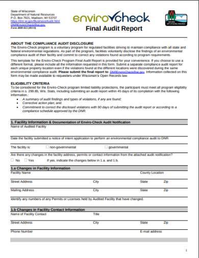 FREE 15+ Audit Report Samples, PDF, MS Word, Google Docs, Excel