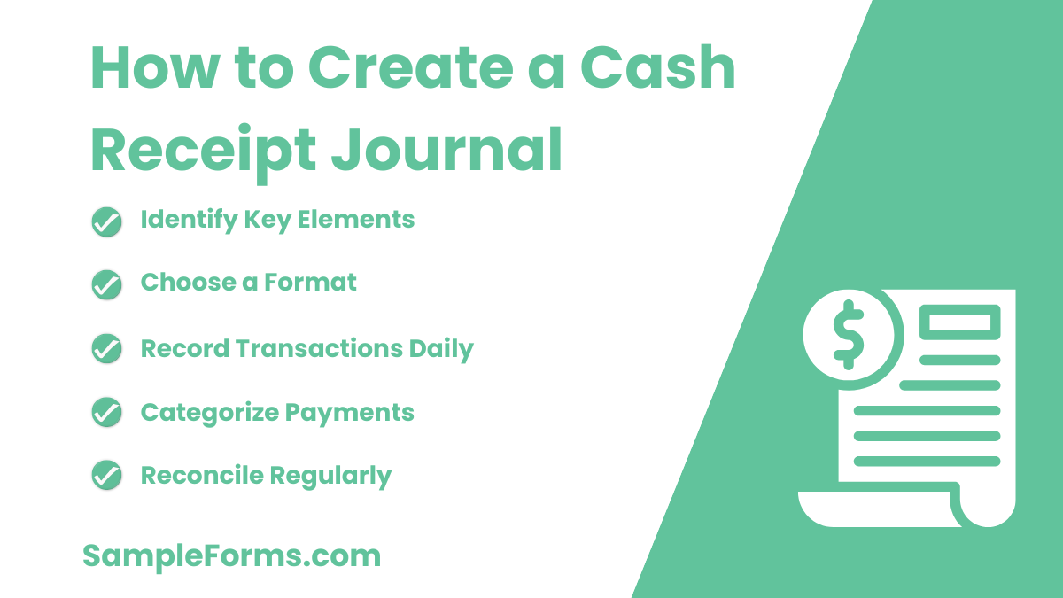 FREE 9+ Cash Receipt Journal Form Samples, PDF, MS Word, Google Docs, Excel