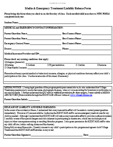 FREE 8+ Media Liability Release Forms in PDF | MS Word