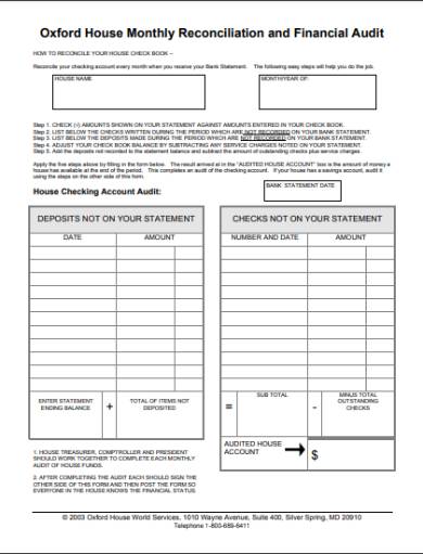 FREE 4+ Financial Audit Forms in PDF