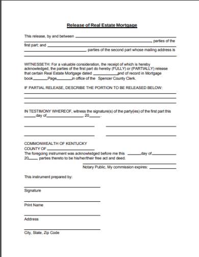 FREE 5+ Real Estate Lien Release Forms in PDF
