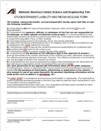 FREE 8+ Media Liability Release Forms in PDF | MS Word