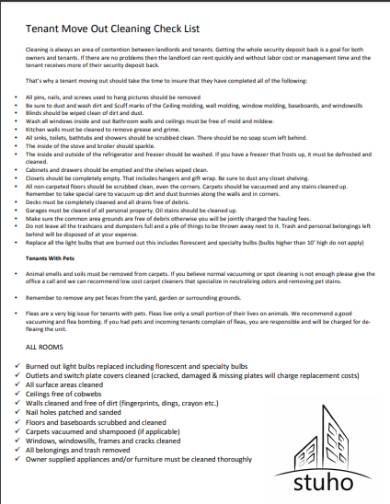 FREE 8+ Tenancy Clean Forms in PDF