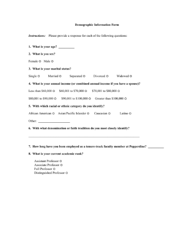 FREE 11+ Customer Demographic Samples, PDF, MS Word, Google Docs