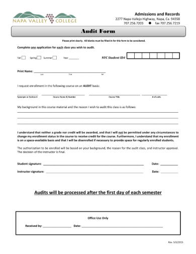 FREE 5+ Quality Audit Report Forms in PDF