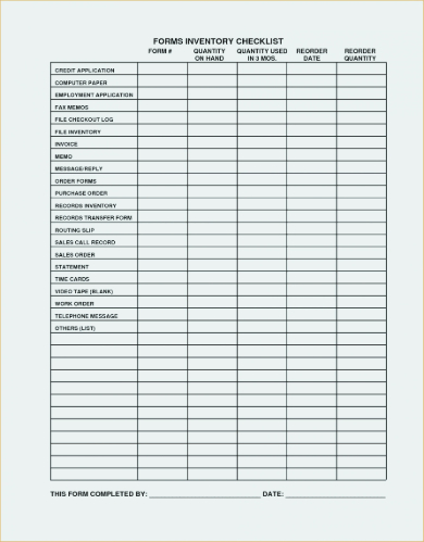 FREE 10+ Inventory Management Form Samples, PDF, MS Word, Google Docs
