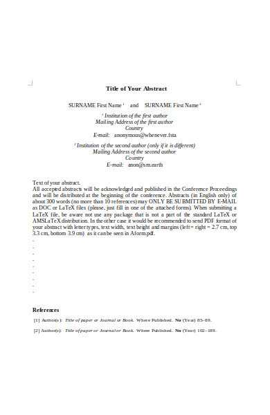 FREE 52+ Abstract Forms in PDF | MS Word | Excel