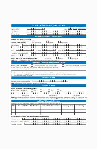 FREE 53+ Services Forms in PDF | MS Word | Excel