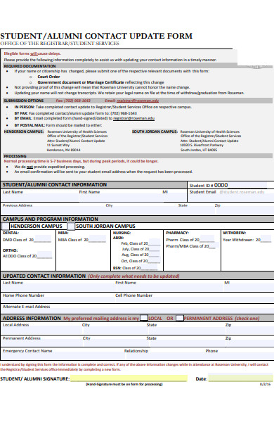 FREE 43+ Alumni Forms in PDF | MS Word | Excel