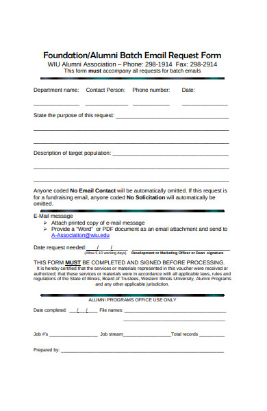 FREE 43+ Alumni Forms in PDF | MS Word | Excel