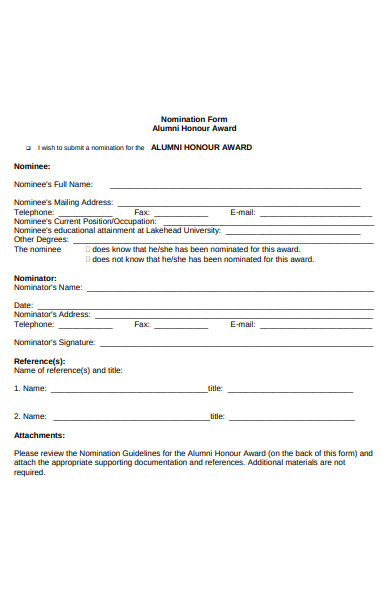 FREE 43+ Alumni Forms in PDF | MS Word | Excel