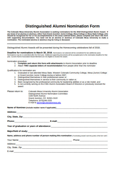 FREE 43+ Alumni Forms in PDF | MS Word | Excel