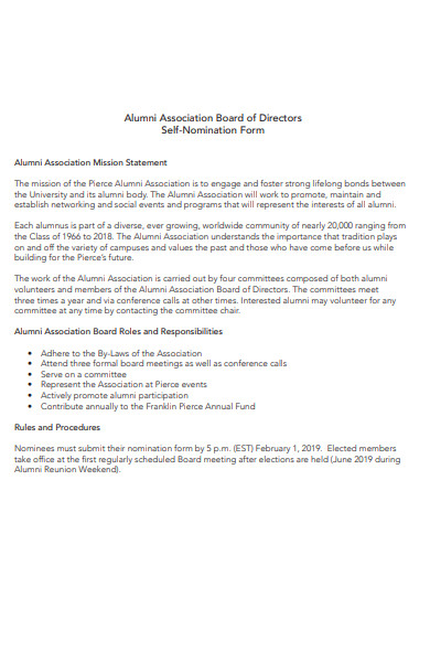 FREE 43+ Alumni Forms in PDF | MS Word | Excel