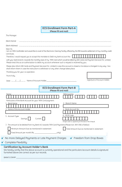 FREE 52+ Enrolment Forms in PDF | MS Word | Excel