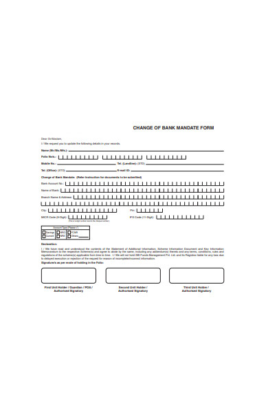 FREE 34+ Banking Form Samples, PDF, MS Word, Google Docs